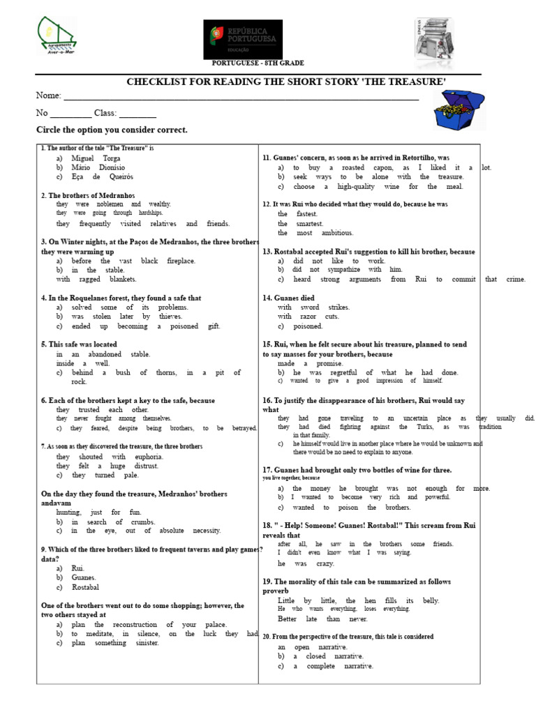 Treasure Sheet | PDF