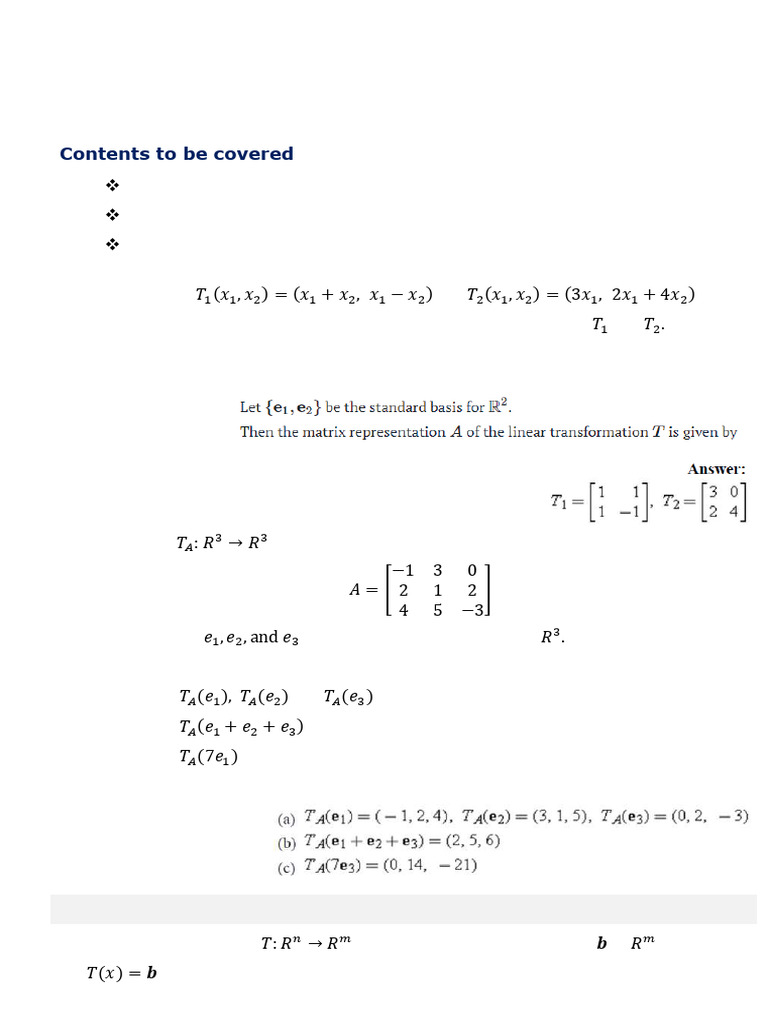 LT2 | PDF | Linear Map | Basis (Linear Algebra)