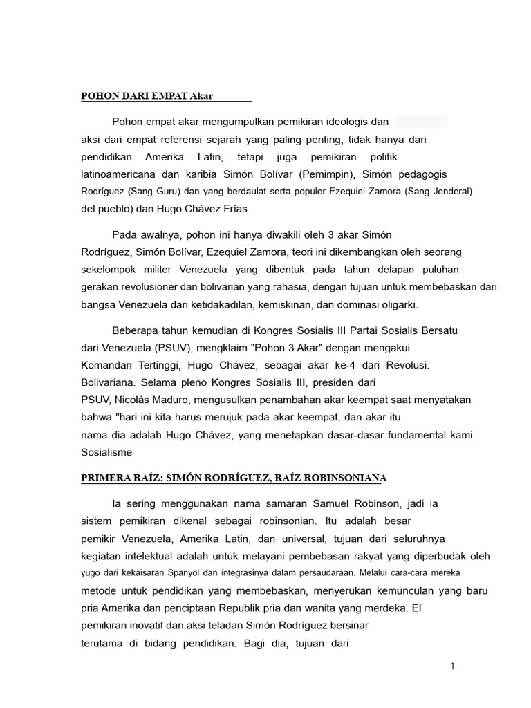 Pohon 4 Akar | PDF
