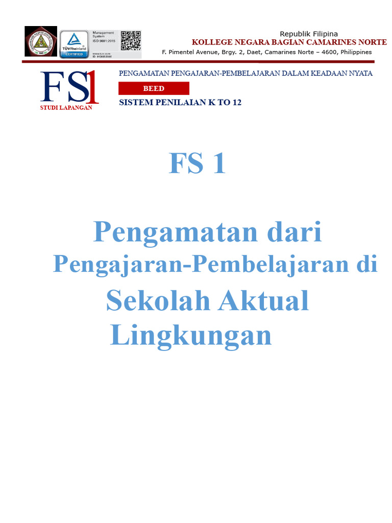 FS 1 Ep 3 | PDF