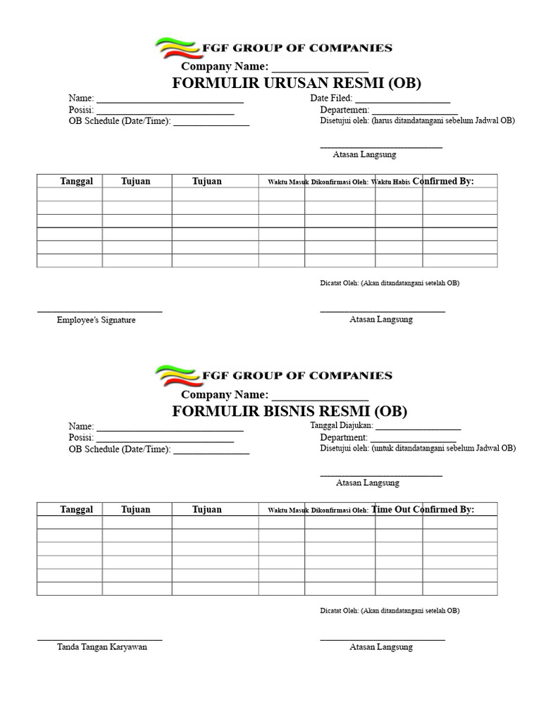 Form Ob | PDF