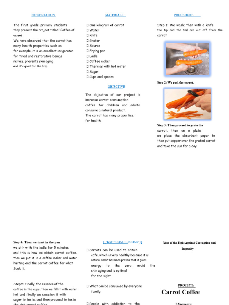 Carrot Cake Triptych | PDF | Coffee | Foods