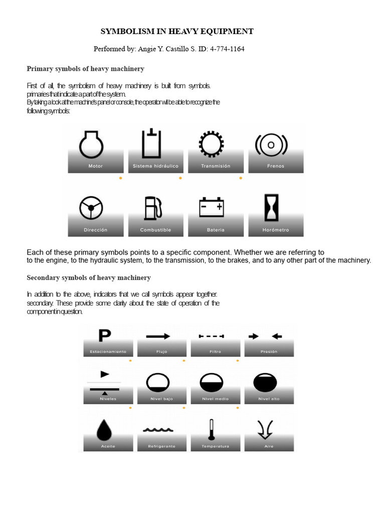 Understanding Heavy Equipment Symbols | PDF