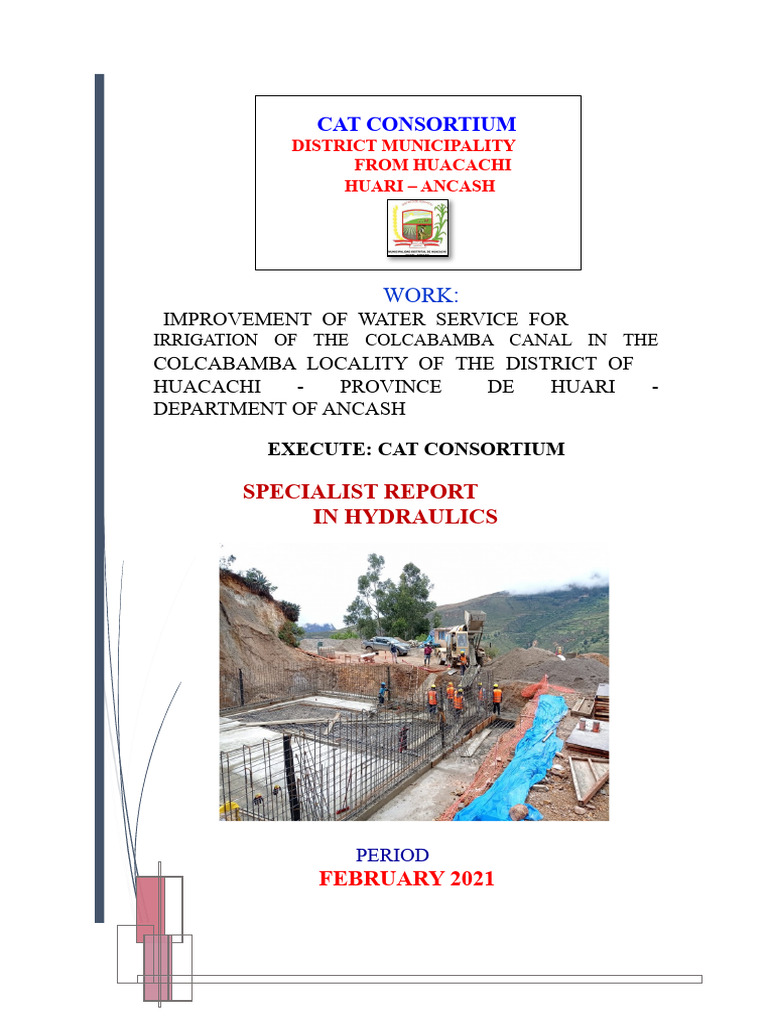 Irrigation Water Service Improvement Report | PDF | Irrigation | Water