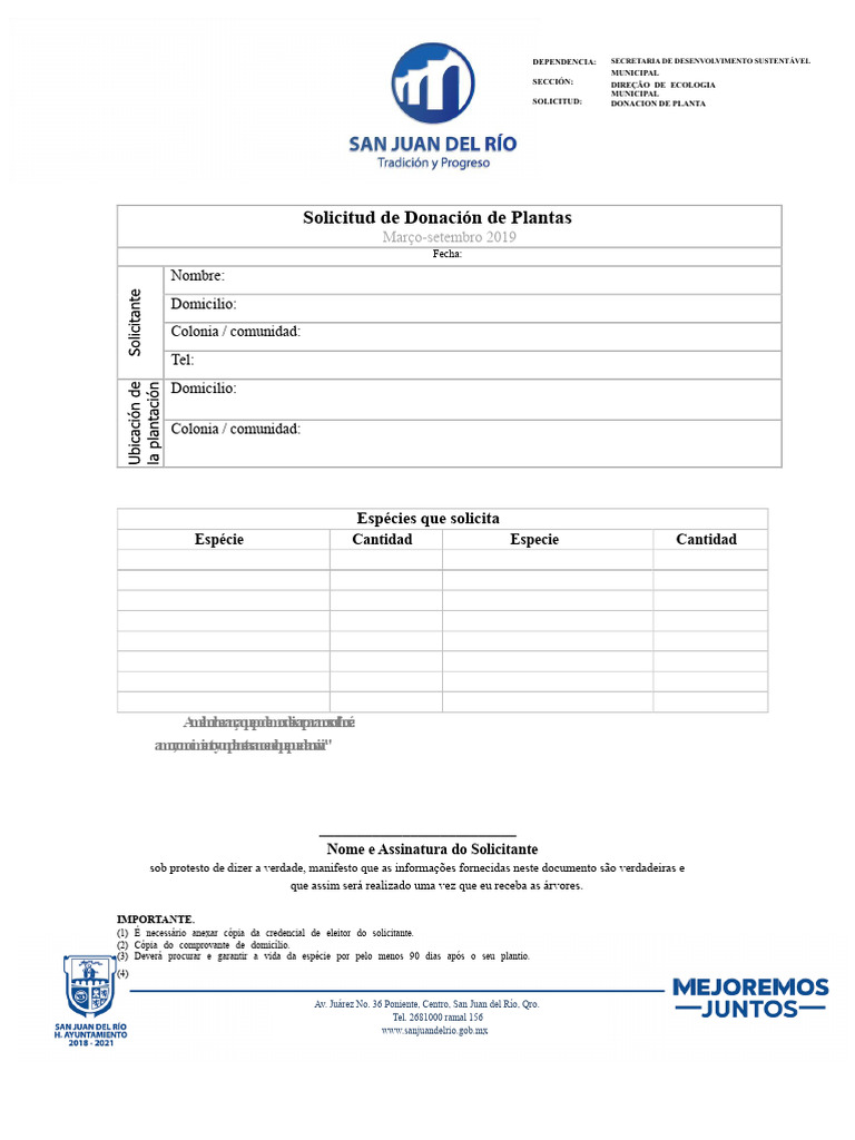 778de6 - 18-21 Formato de Doação de Árvores PDF | PDF