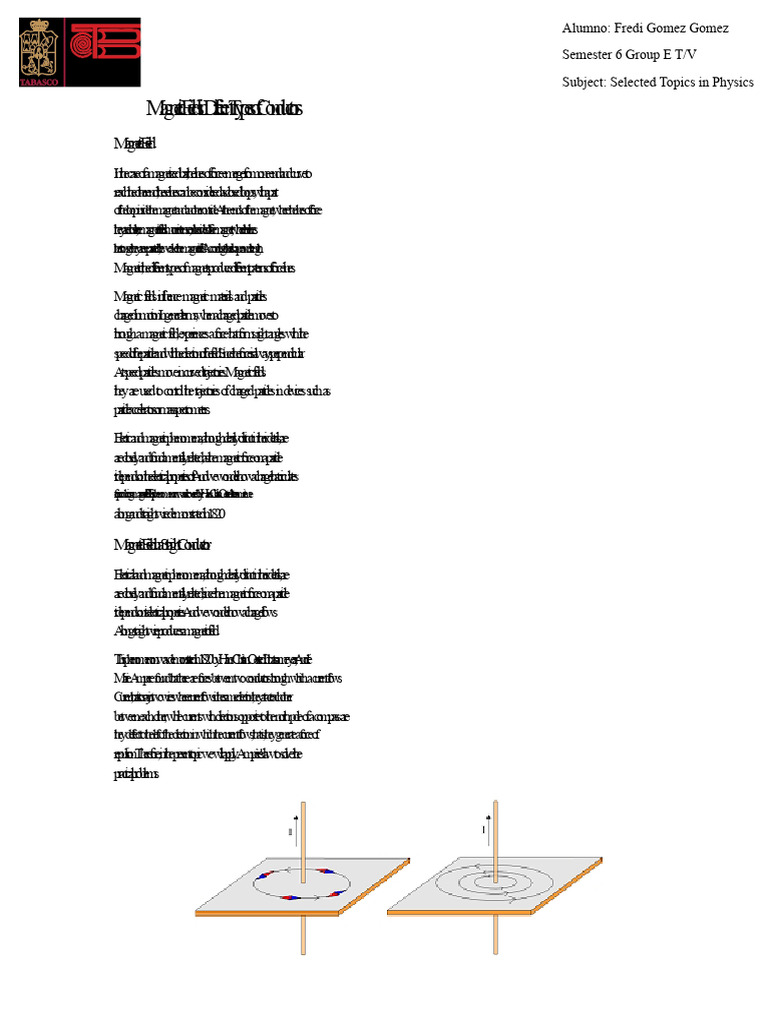 Magnetic Fields in Conductors Explained | PDF | Magnetic Field ...