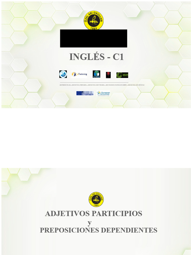 Adjetivos Participiales y Preposiciones Dependientes | PDF