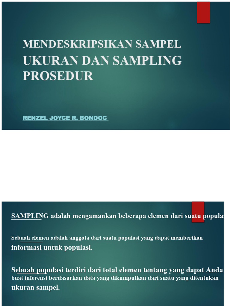 Panduan Lengkap Teknik Sampling Penelitian | PDF
