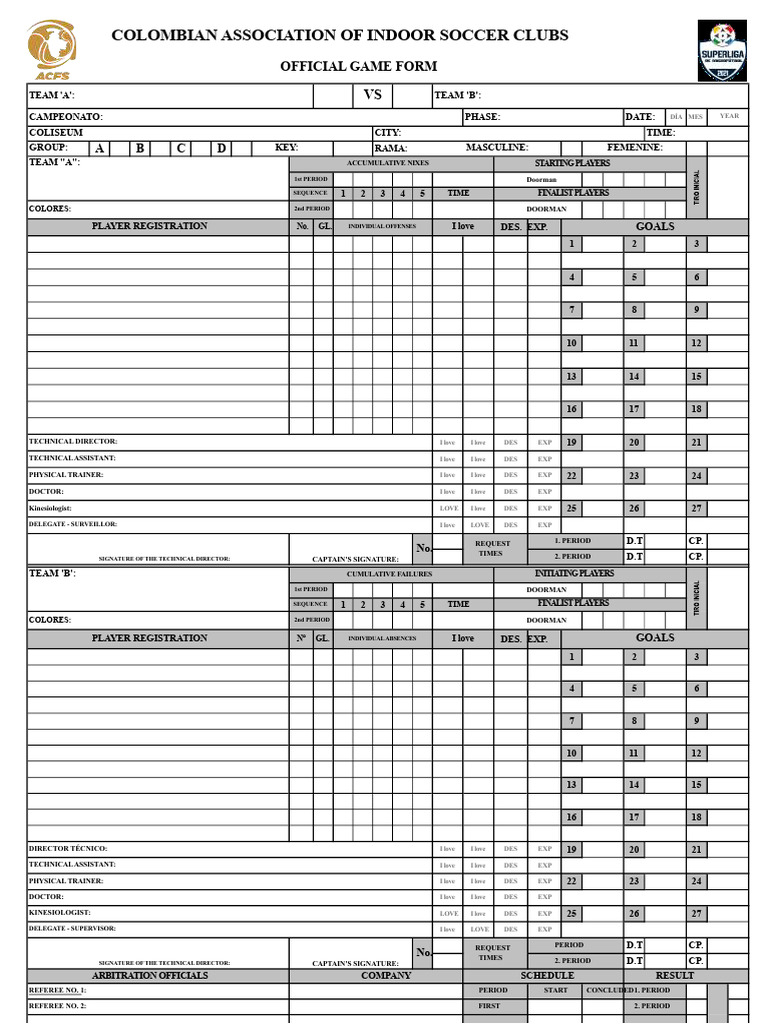 ASSESSMENT SHEET ASSOCIATION | PDF | Sports Rules And Regulations ...
