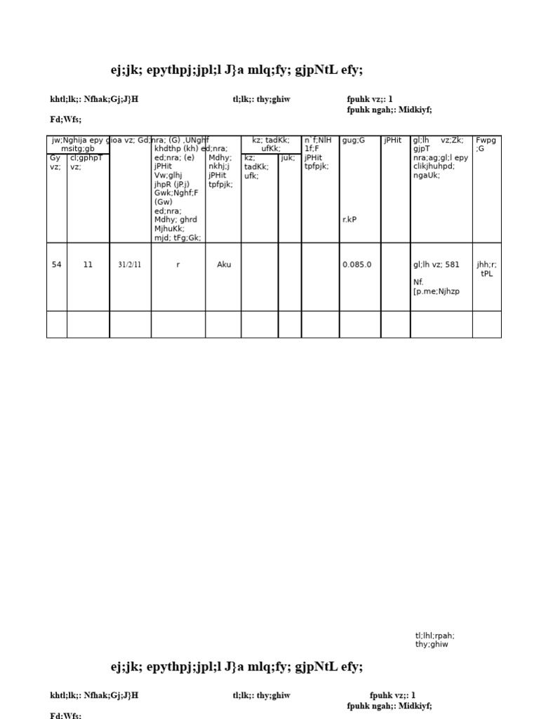 Format Chitta Adangal 61359273 | PDF