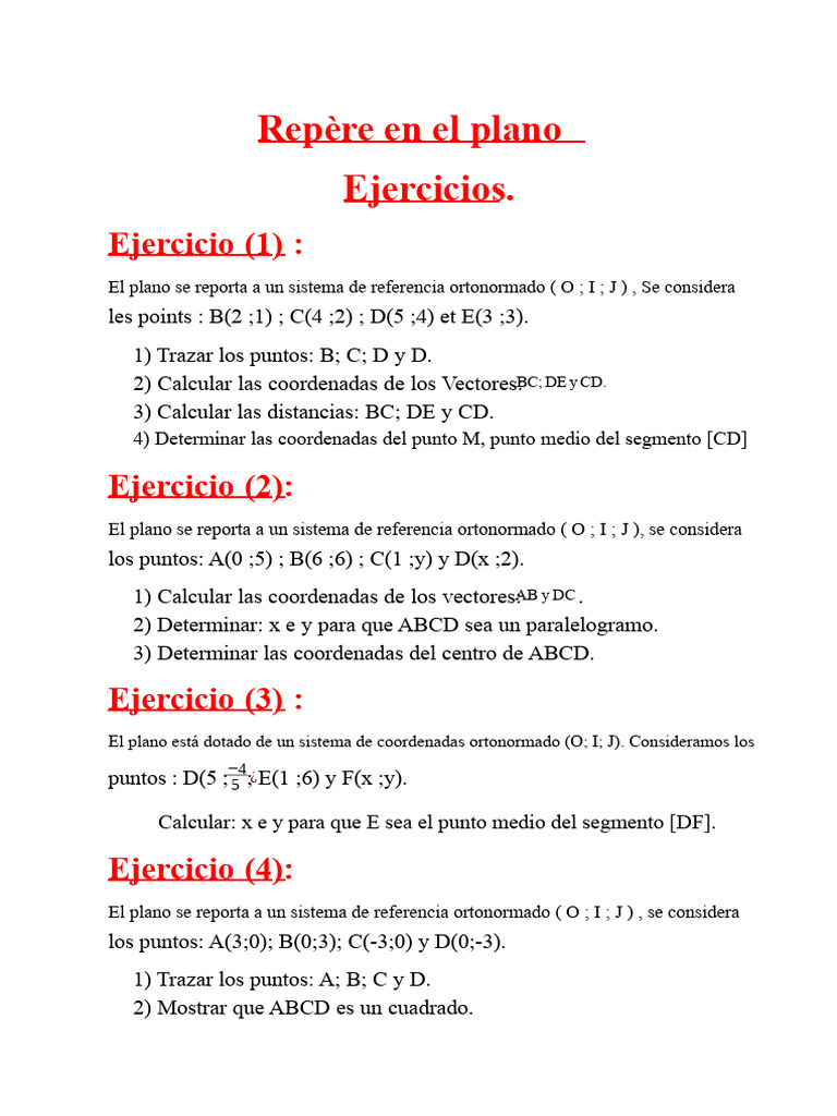Referencia en el plano | PDF