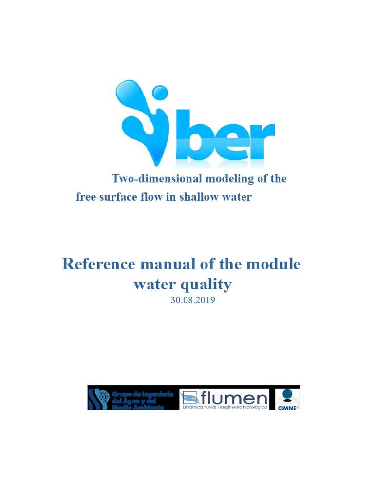 Iber - Quality Water Reference Manual | PDF | Nitrate | Phytoplankton
