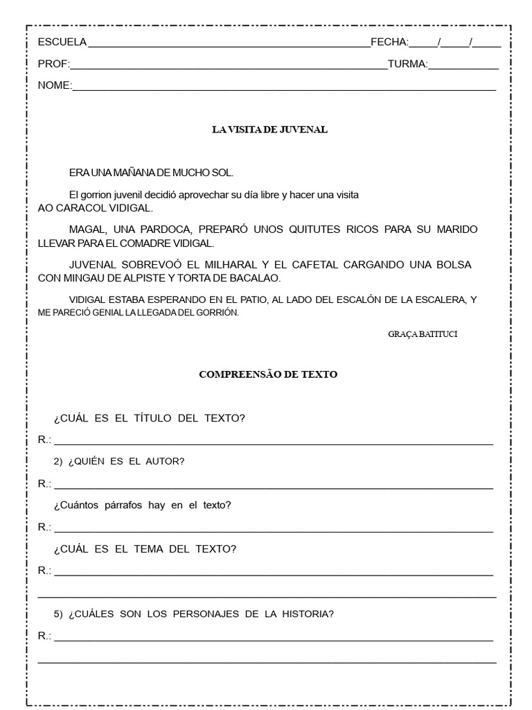 La Visita de Juvenal | PDF