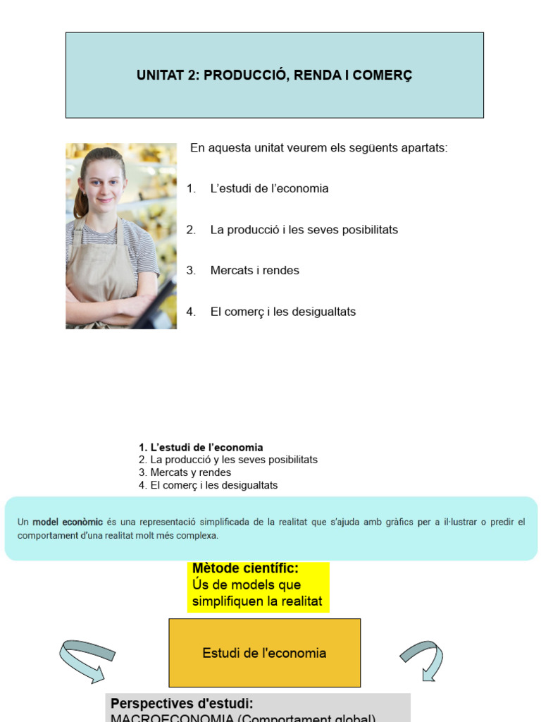 Ud2 Producció, Renda I Comerç | PDF
