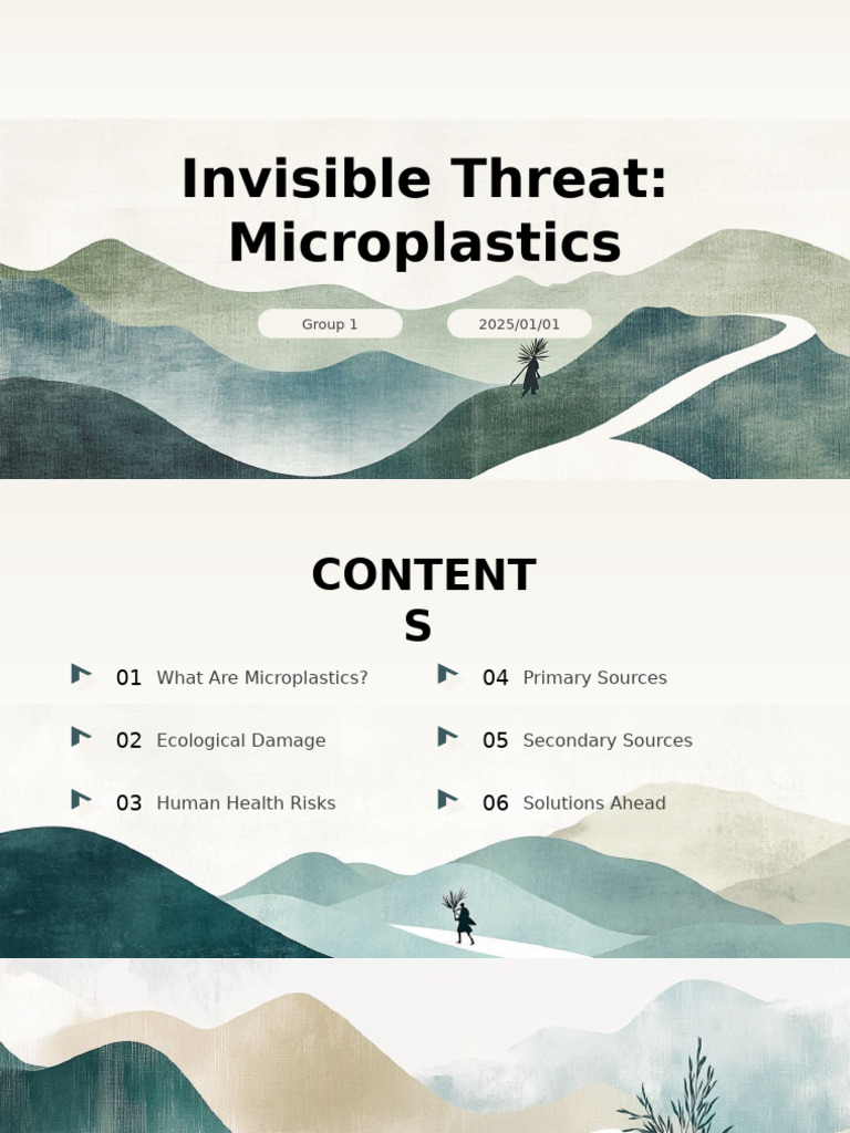 Invisible Threat - Microplastics | PDF | Water Pollution | Earth Sciences