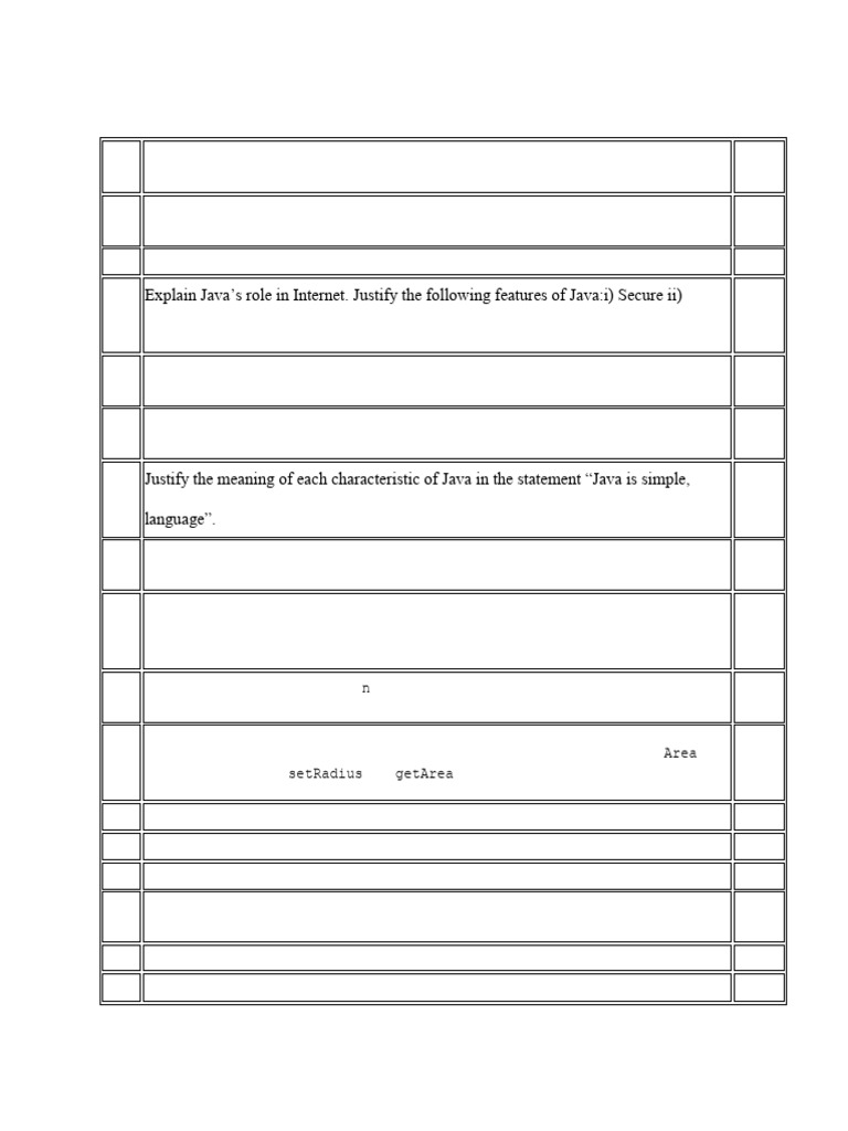 Unit 1 - OOP - CG QuetionBank | PDF | Object Oriented Programming ...