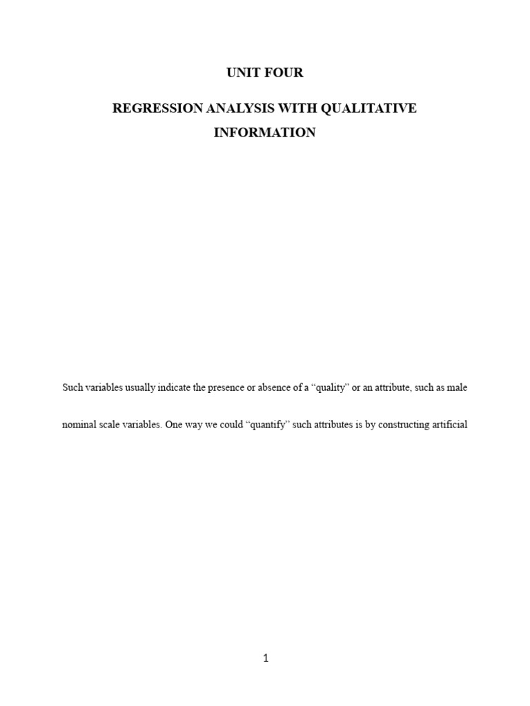 Chapter 4 Mgt | PDF | Categorical Variable | Logistic Regression