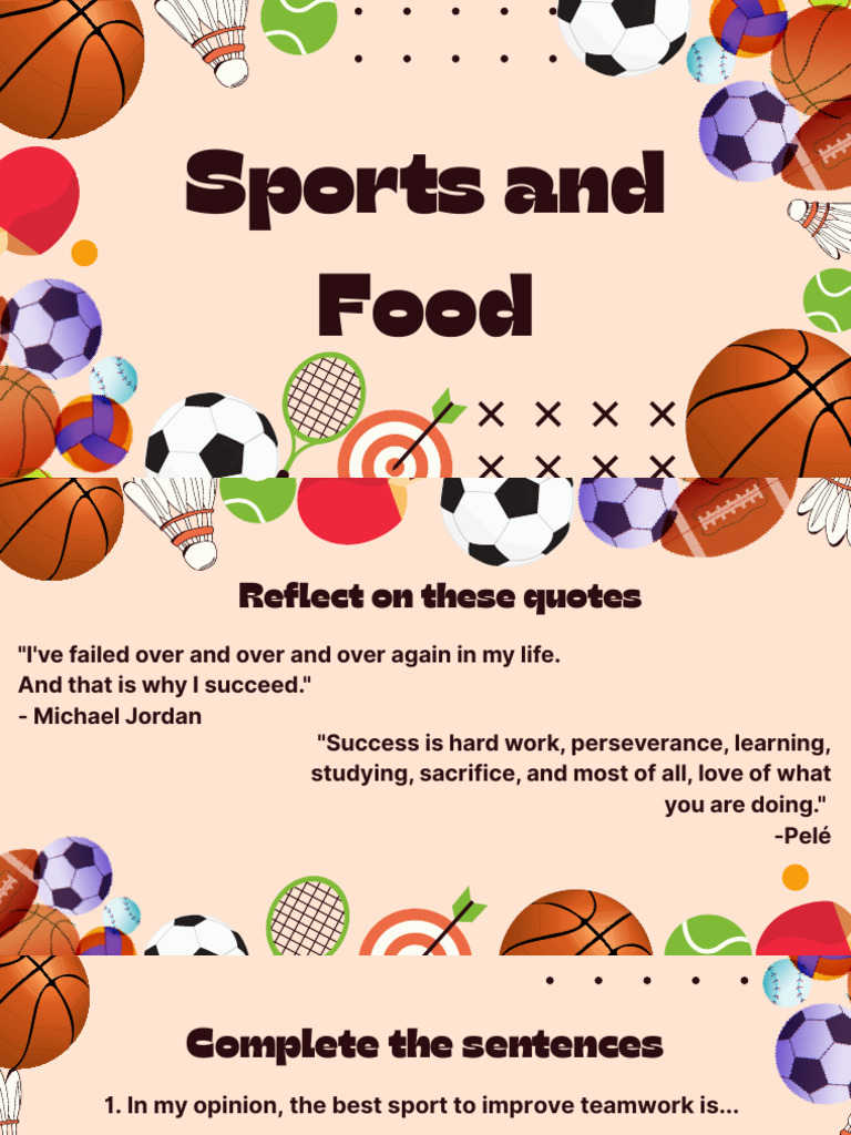Sports & Food | PDF | Sports