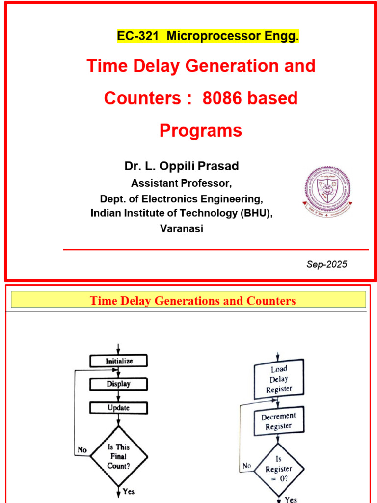 Segment-5 Time-Delays and Counters | PDF