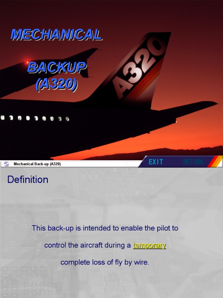 A320 Mech Backup | PDF | Systems Engineering | Spaceflight Technologies