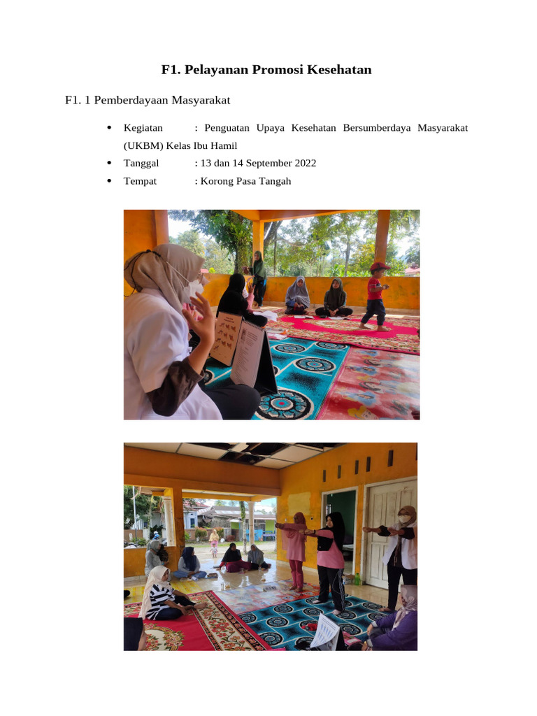 Dokumentasi Kegiatan Lapanangan PKM ARIN terbaru bgt nih.. | PDF