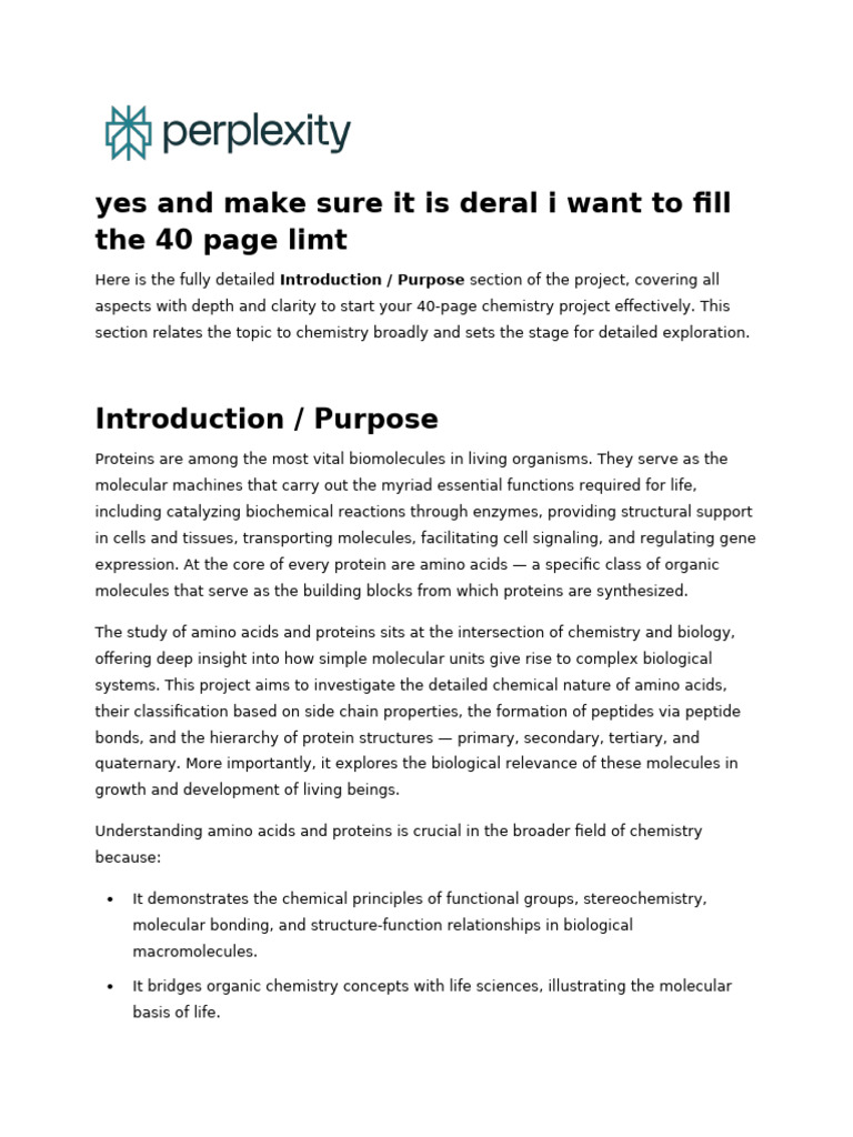 Yes and Make Sure It Is Deral I Want To Fill The 4 | PDF | Proteins ...