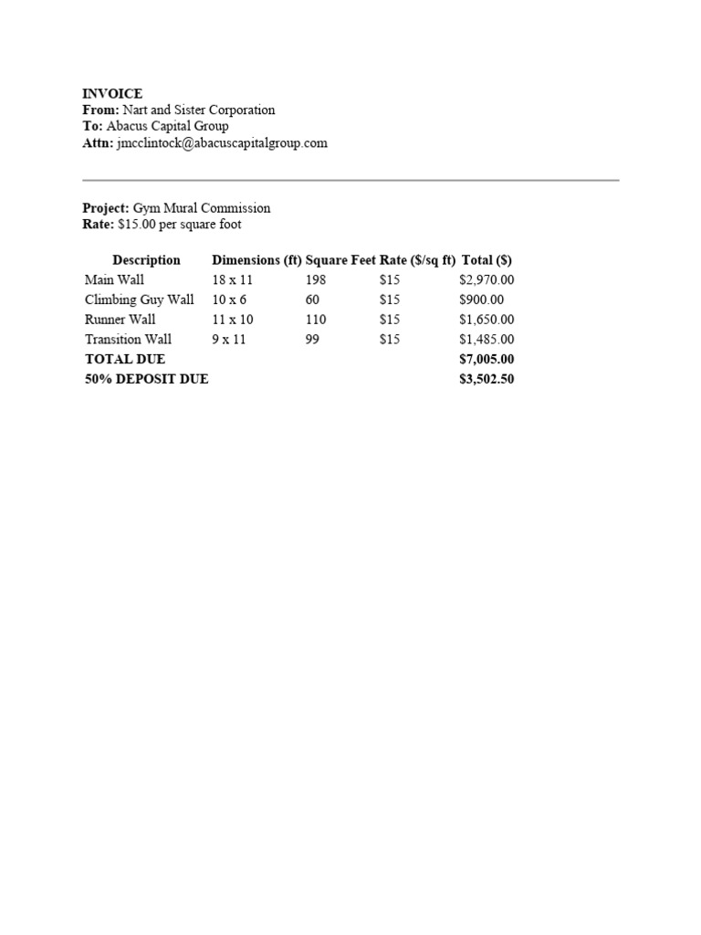 Invoice Gym | PDF