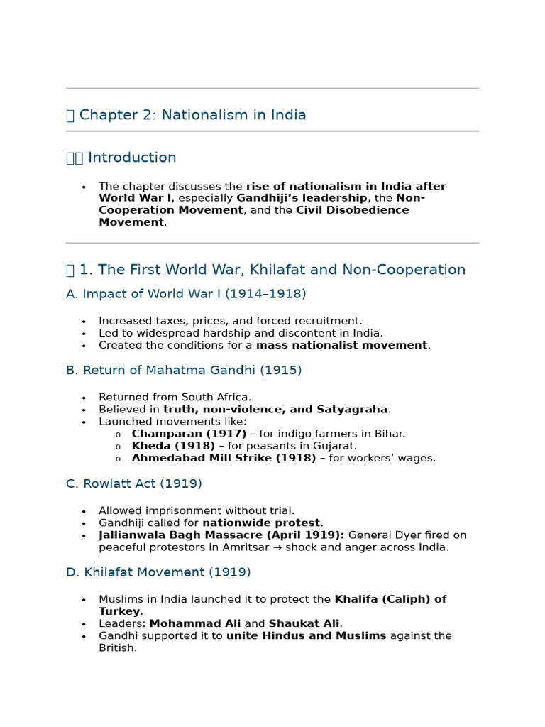 class 10 history chapter 2 notes | PDF | Bangladesh–United Kingdom ...
