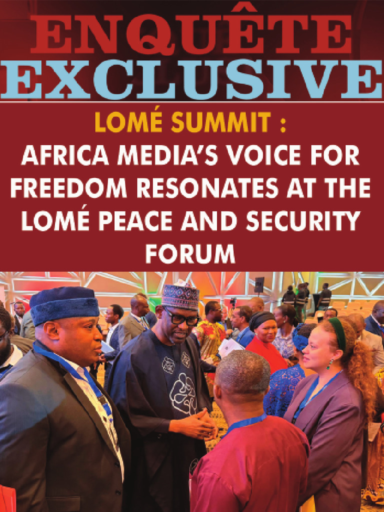 Africa Media's Voice For Freedom Resonates at The Lomé Peace and ...