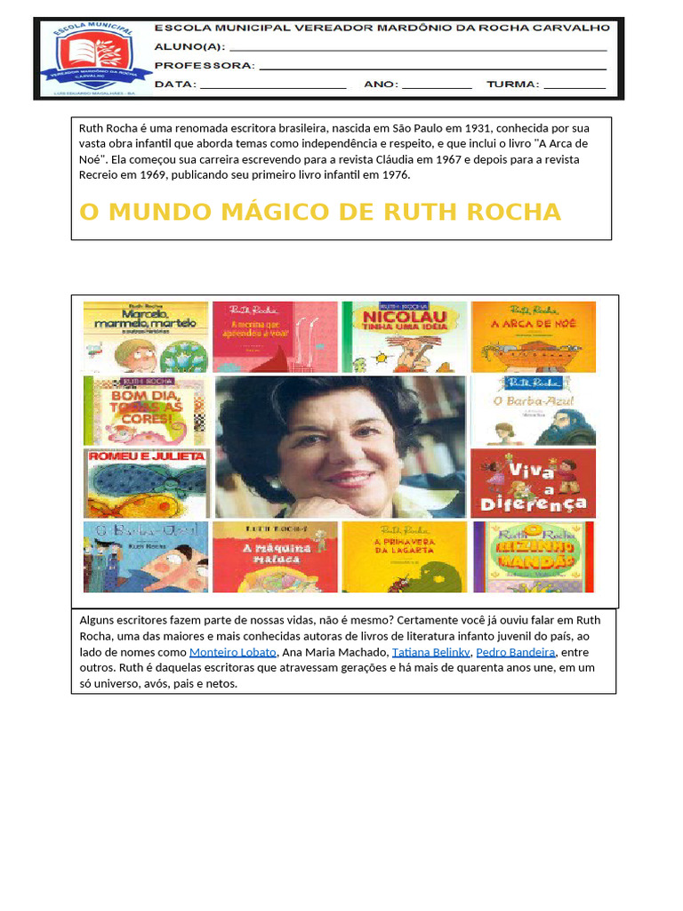 Biografia de Ruty Rocha[1] | PDF