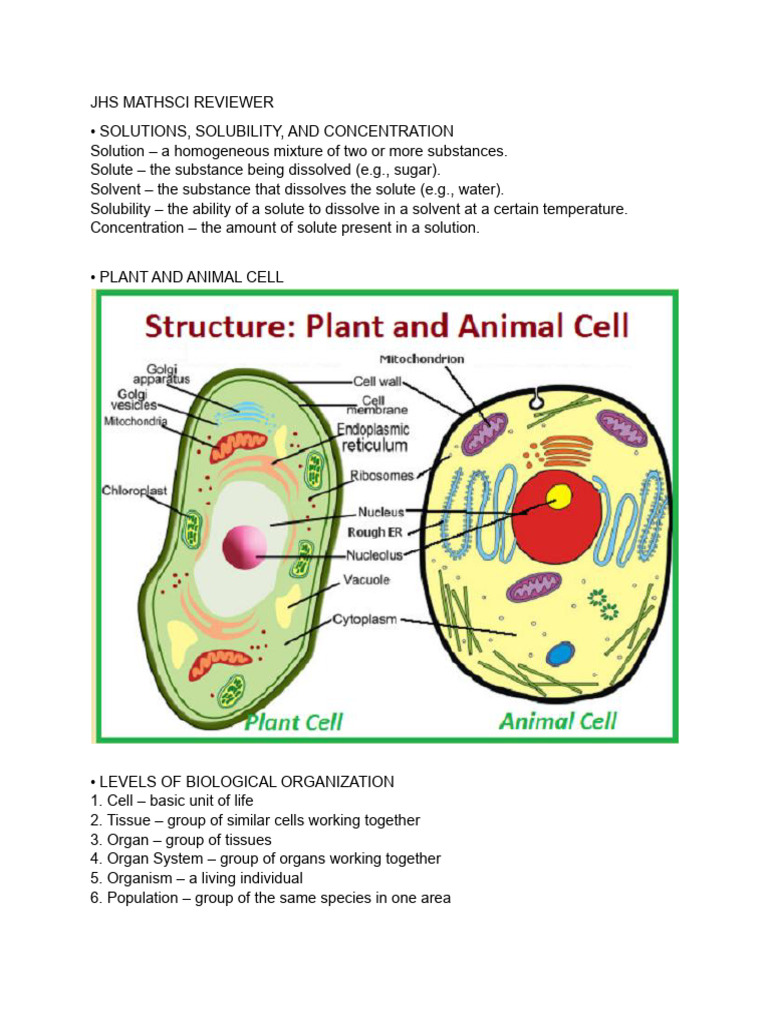 Jhs Mathsci Quiz Bee Reviewer | PDF | Quadratic Equation | Polynomial
