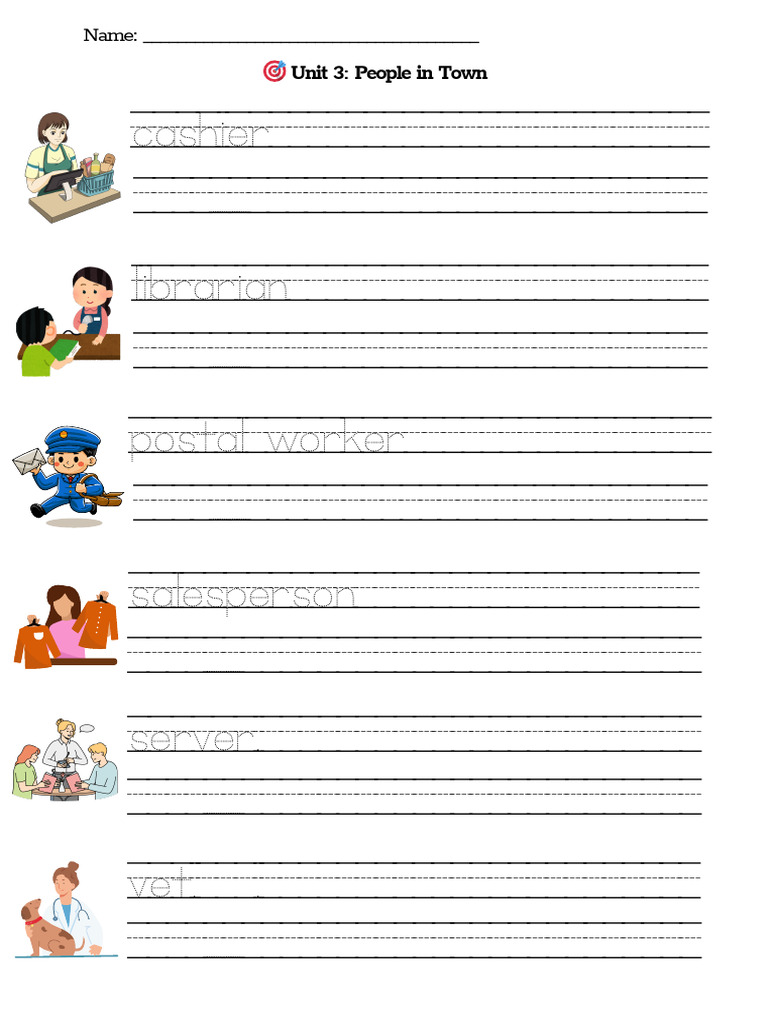 Up 3 Unit 3 L1 Worksheet | PDF