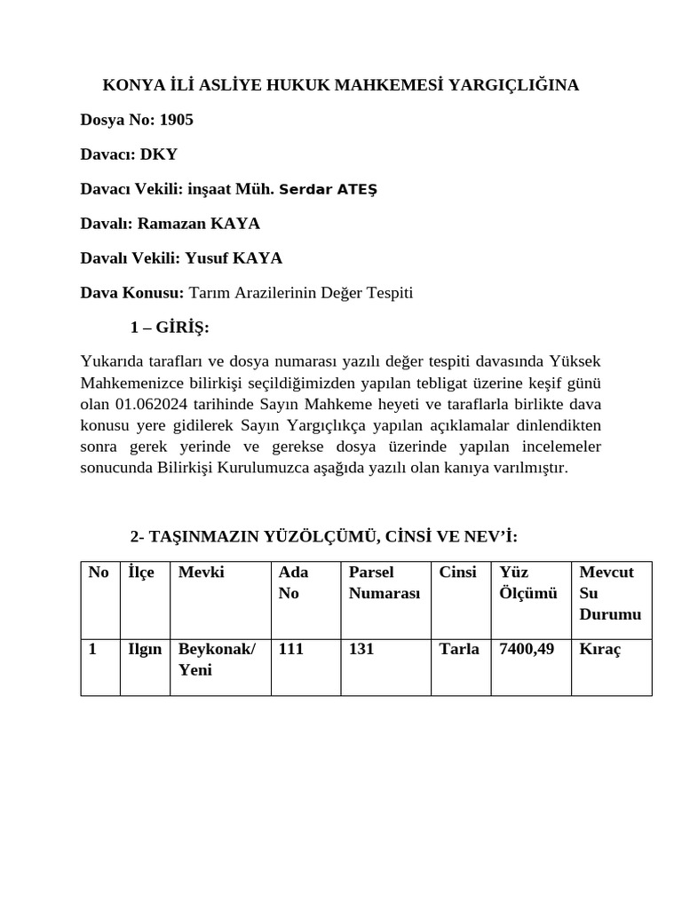 Değer Bi̇çme Yusuf Kaya 211520012 | PDF