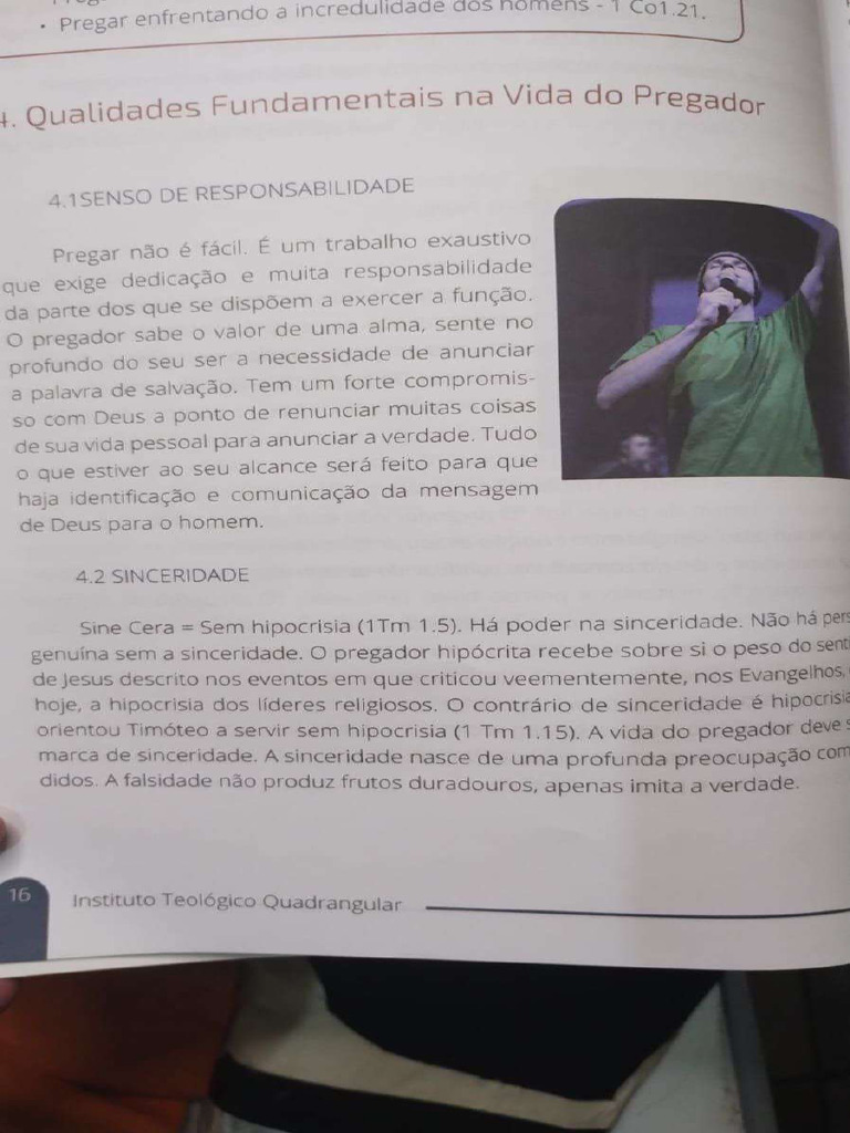 Apostila Pregador ITQ Completa | PDF