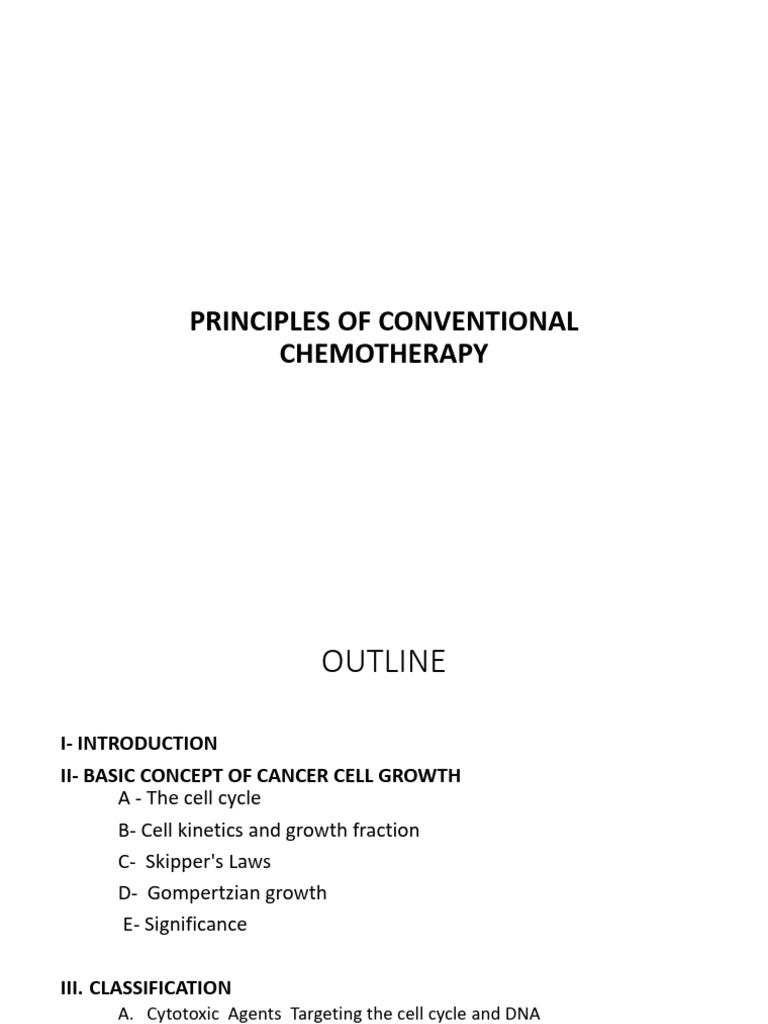 Principles of Systemic Treatment - Um6p | PDF | Chemotherapy | Cell Cycle