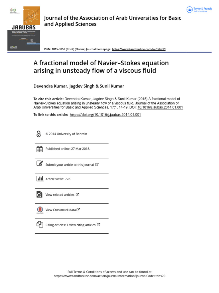 A_fractional_model_of_Navier_Stokes_equation_arising_in_unsteady | PDF ...