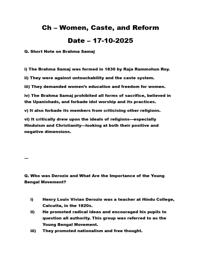 Ch- Women Caste | PDF | Dalit | Caste