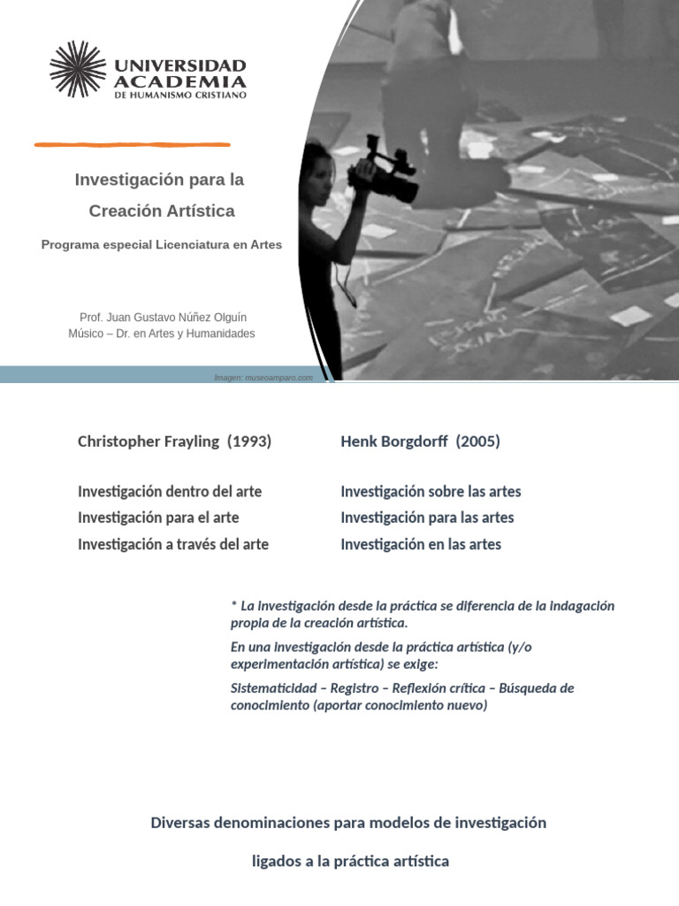 Copia de PRÁCTICA ARTÍSTICA COMO INVESTIGACIÓN | PDF | Conocimiento ...