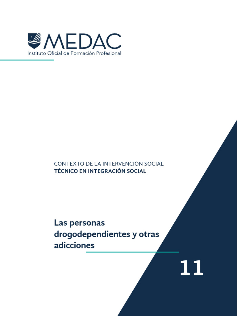 PDF. Contexto de la intervención social. Tema 11 | PDF | La dependencia de sustancias ...