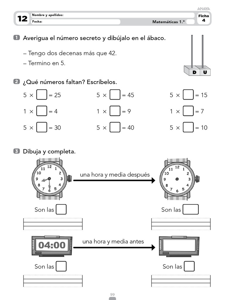 Matemáticas 1º Tema12_ampliacion | PDF
