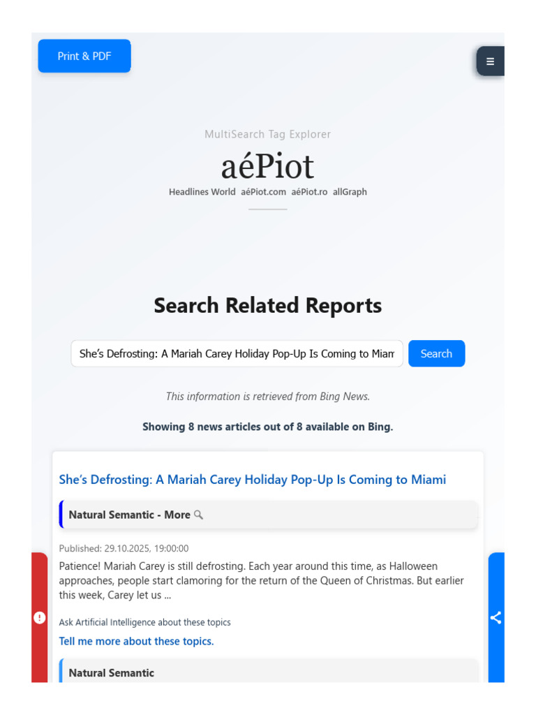 She's Defrosting A Mariah Carey Holiday Pop-Up Is Coming To Miami | PDF ...