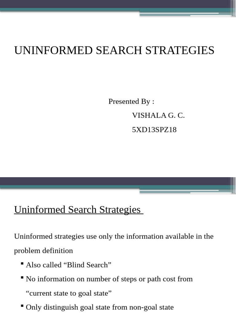 Ch 3 Uninformed Search Strategies | PDF | Algorithms | Algorithms And ...