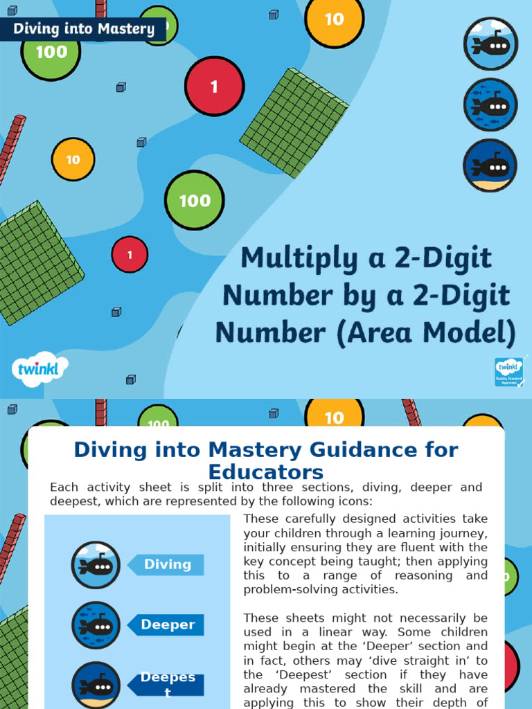 PowerPoint - Multiply 2-Digits by 2-Digits | PDF | Multiplication ...