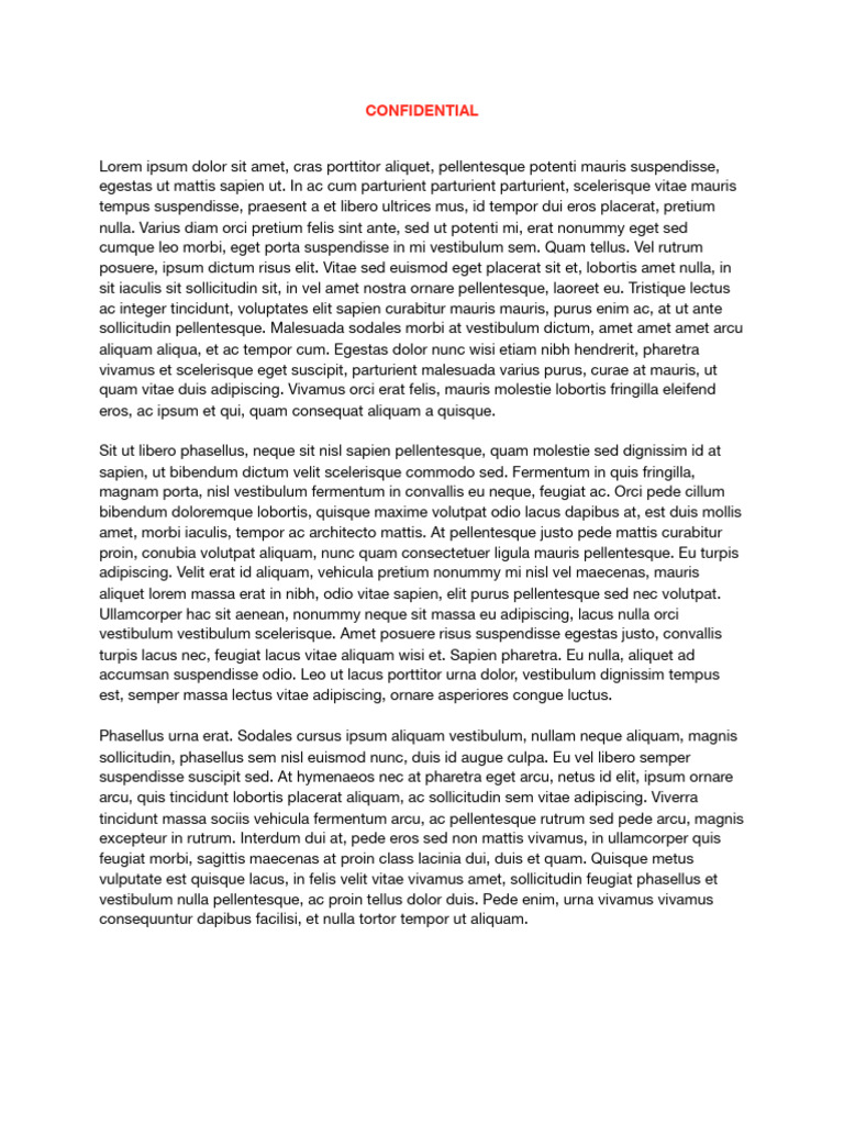 Confidential | PDF