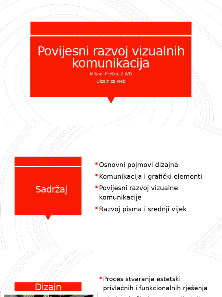 Povijesni Razvoj Vizualnih Komunikacija | PDF