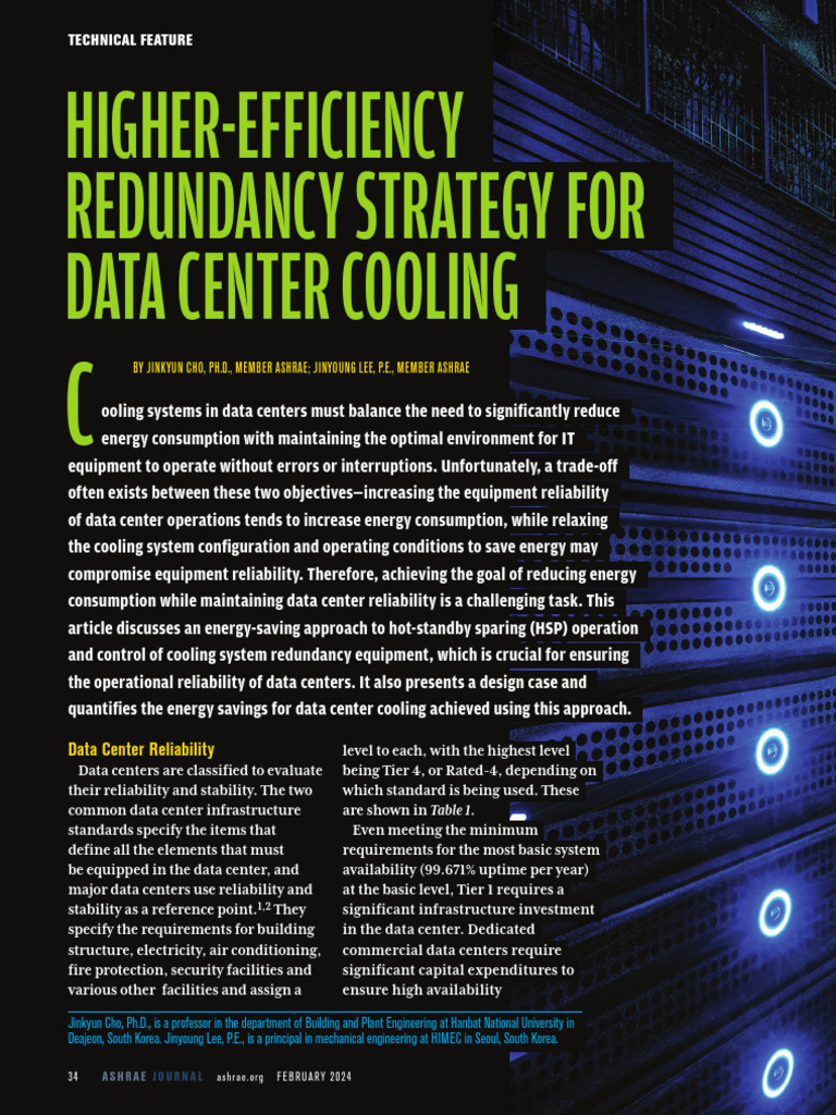 Higher Efficiency | PDF | Data Center | Reliability Engineering