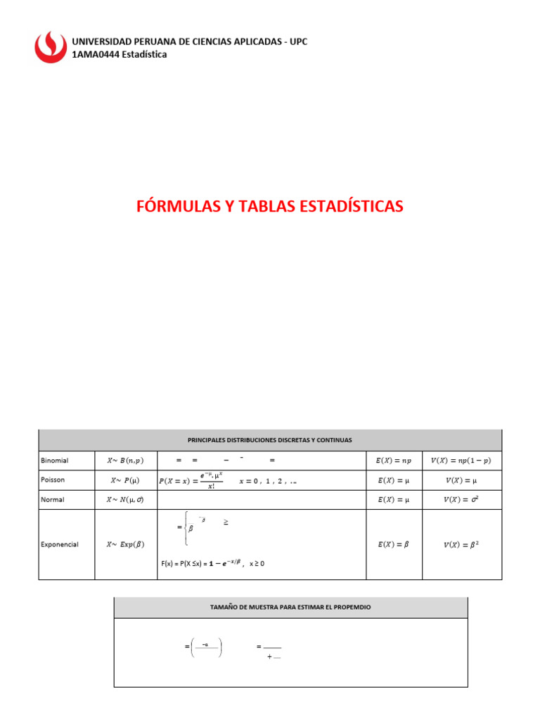 Tablas Estadísticas | PDF | Coeficiente de determinación | Ciencia actuarial