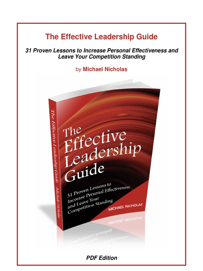 The Effective Leadership Guide | PDF