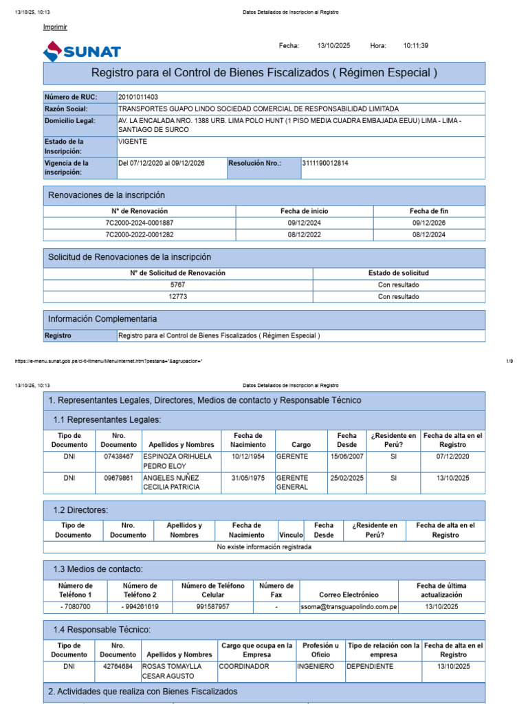 Sunat - Menú Sol | PDF