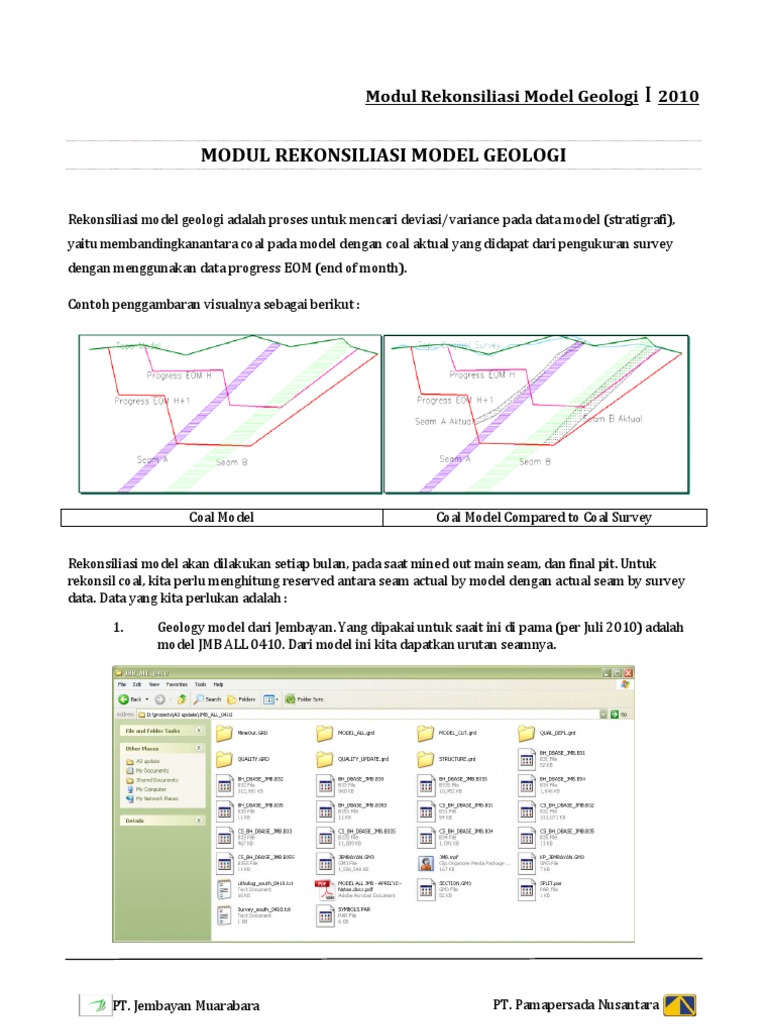 MODUL REKONSILIASI Batubara | PDF